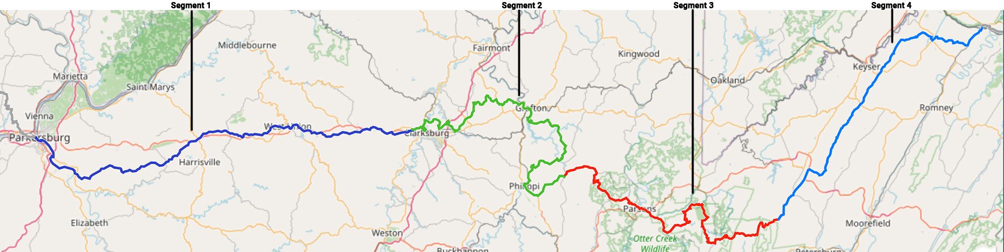 Hiking America - Maps & Guides to the ADT in West Virginia