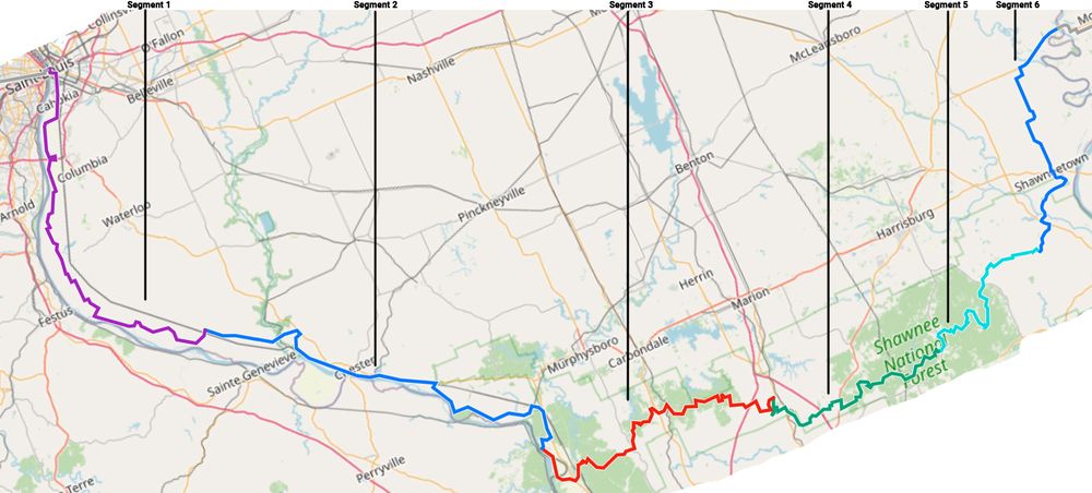 Hiking America - Maps & Guides to the ADT in So. Illinois