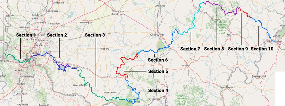 Hiking America - Maps & Guides to the ADT in Ohio