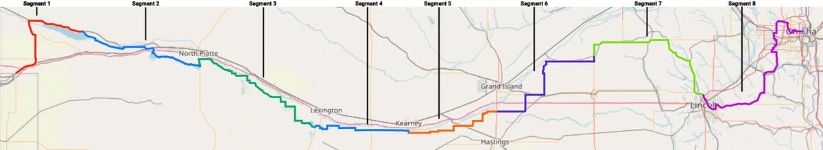 Hiking America - Maps & Guides to the ADT in Nebraska