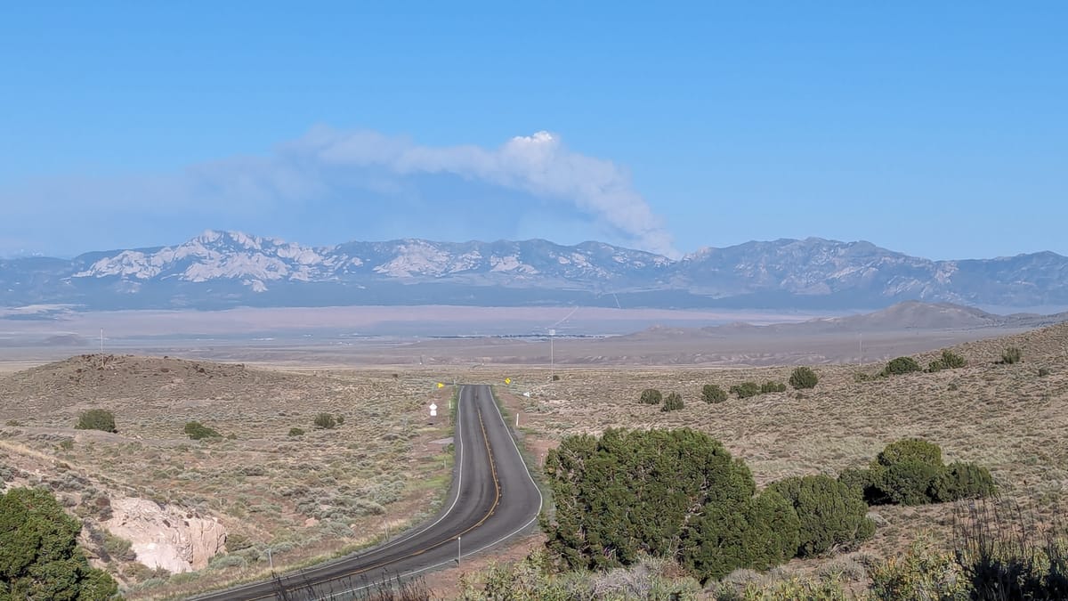 Little Twist Wildfire Forces Hiker to Reroute in Utah